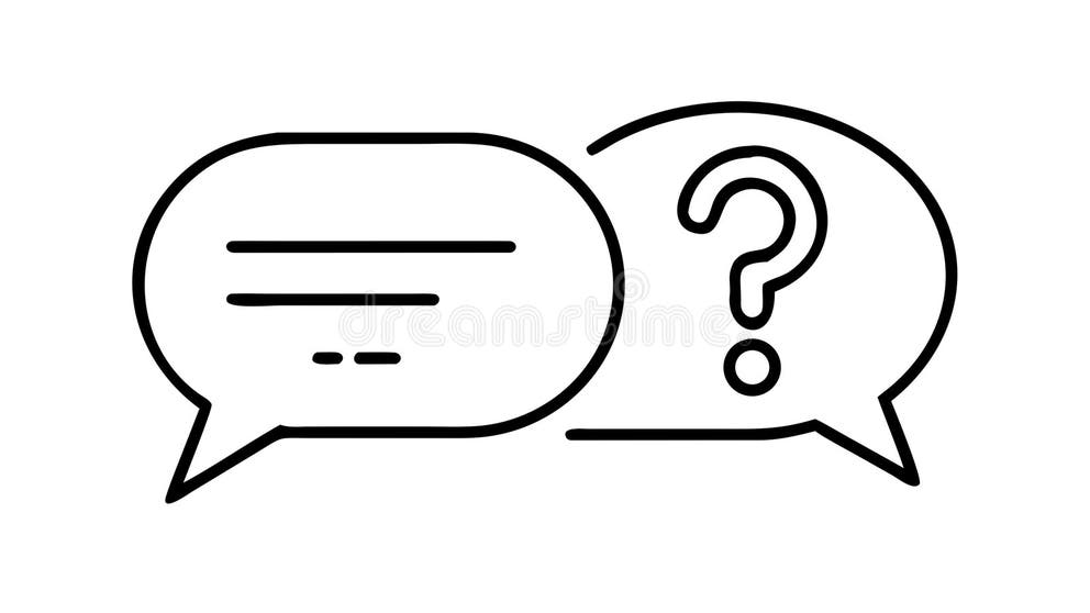 Icon Symbolizing Faqs Stock Illustrations – 156 Icon Symbolizing Faqs ...