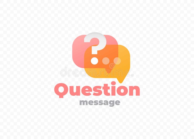 Question Mark in Speech Bubble Vector Design Stock Vector ...