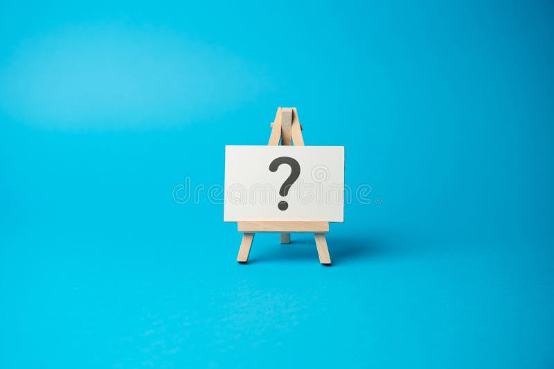 Question Mark on the Stand. Asking Questions and Seeking Answers ...