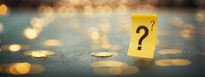 Question Mark on Sticky Note Stock Illustration - Illustration of wood ...