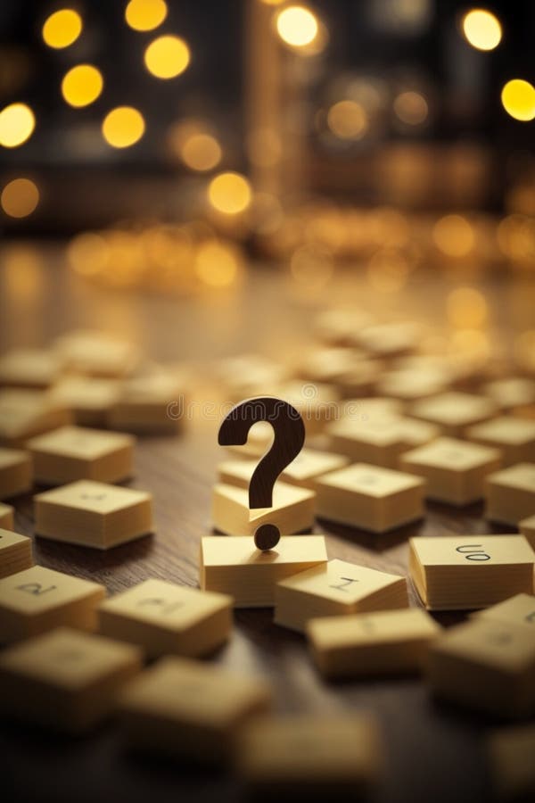 Question Mark on Sticky Note Stock Illustration - Illustration of wood ...