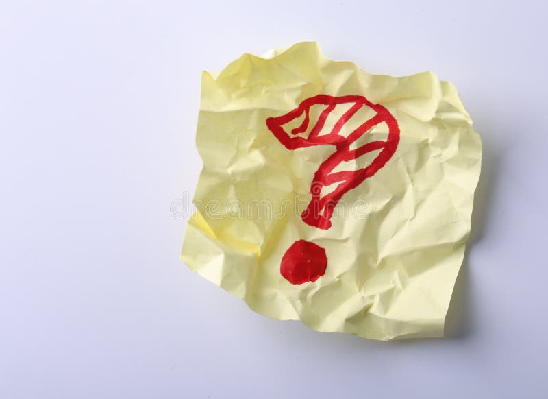 Question Mark Sticky Note stock image. Image of paper - 71384213
