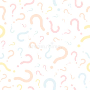 Question Mark Subtle Texture - Seamless Pattern Stock Vector ...