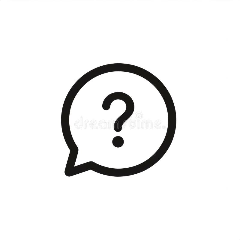 Question Mark Symbol Asking Questions and Looking for Answers, Showing ...