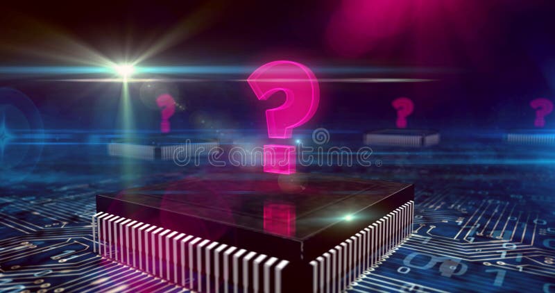 Question Mark Symbol 3d Illustration Stock Illustration - Illustration ...