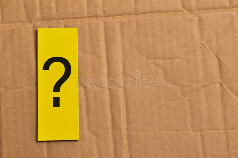 Question Mark Symbol Drawn on Memo Note with Copy Space Stock Image ...