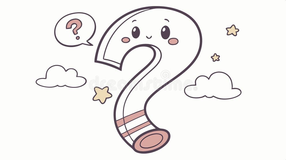 Question Mark Symbol, Query, Uncertainty, and Problem Vector Design Generative AI Stock ...