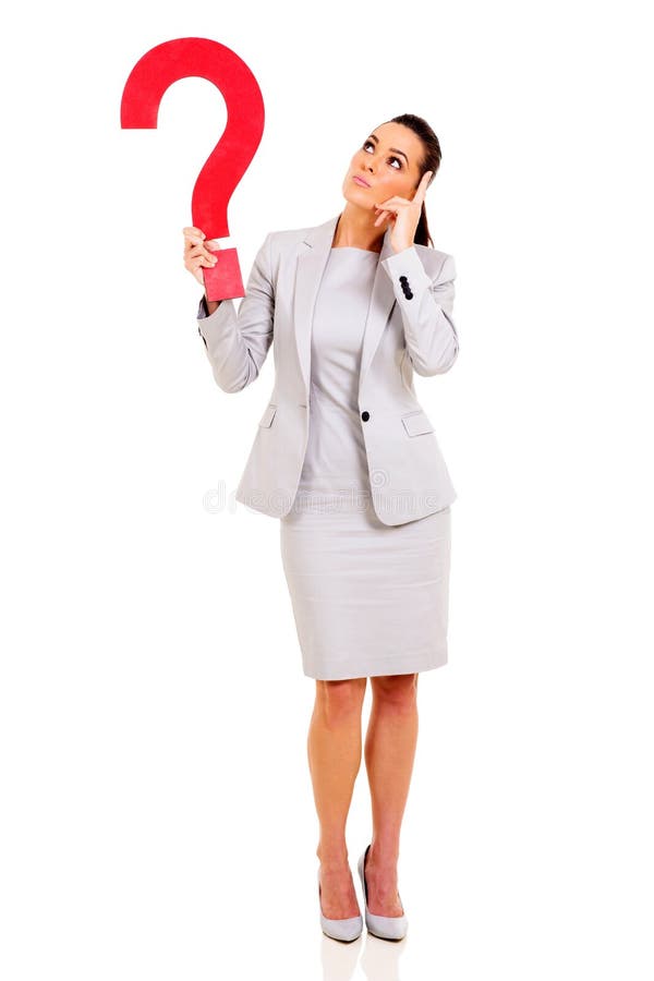Question mark symbol stock image. Image of elegant, girl - 47260413