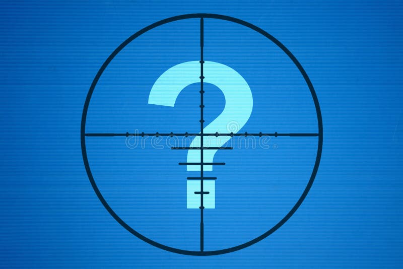 Question mark and bullets stock photo. Image of projectile - 76928540