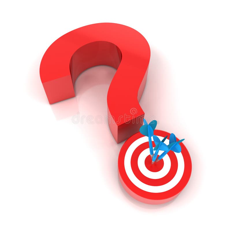 Target Question Mark Icon Stock Illustrations – 975 Target Question ...