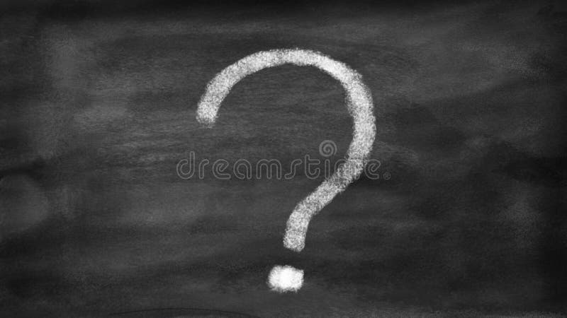 Question Mark on the Blackboard. Answer, Question, Education, Problem ...