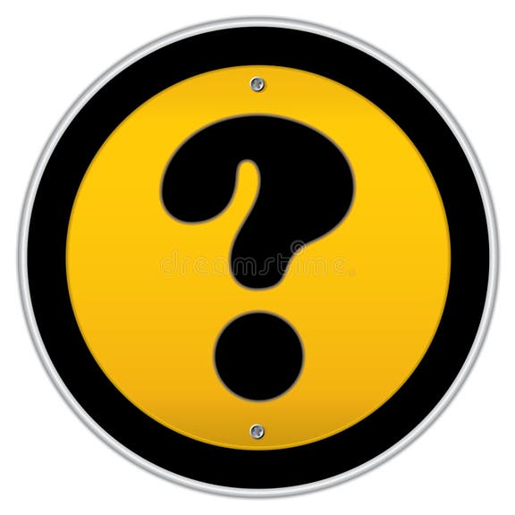 Question Mark Traffic Sign Stock Illustrations – 824 Question Mark ...