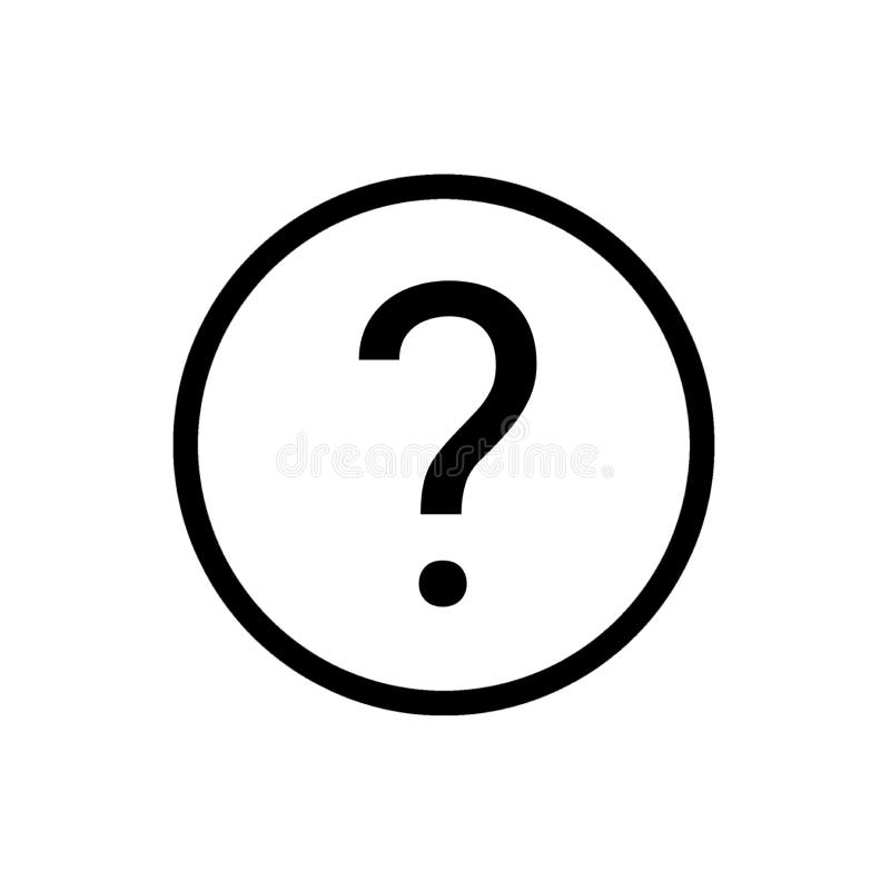 Question Mark UI Icon in a Circle – Clean and Modern Website Help ...