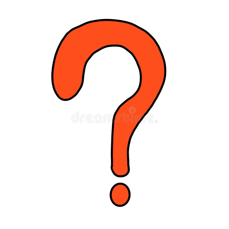 Question mark use to issue stock illustration. Illustration of text ...