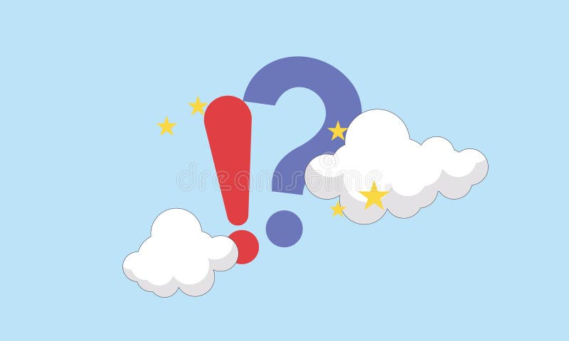 Question Mark Vector Illustration. Exclamations and Question Marks. FAQ ...