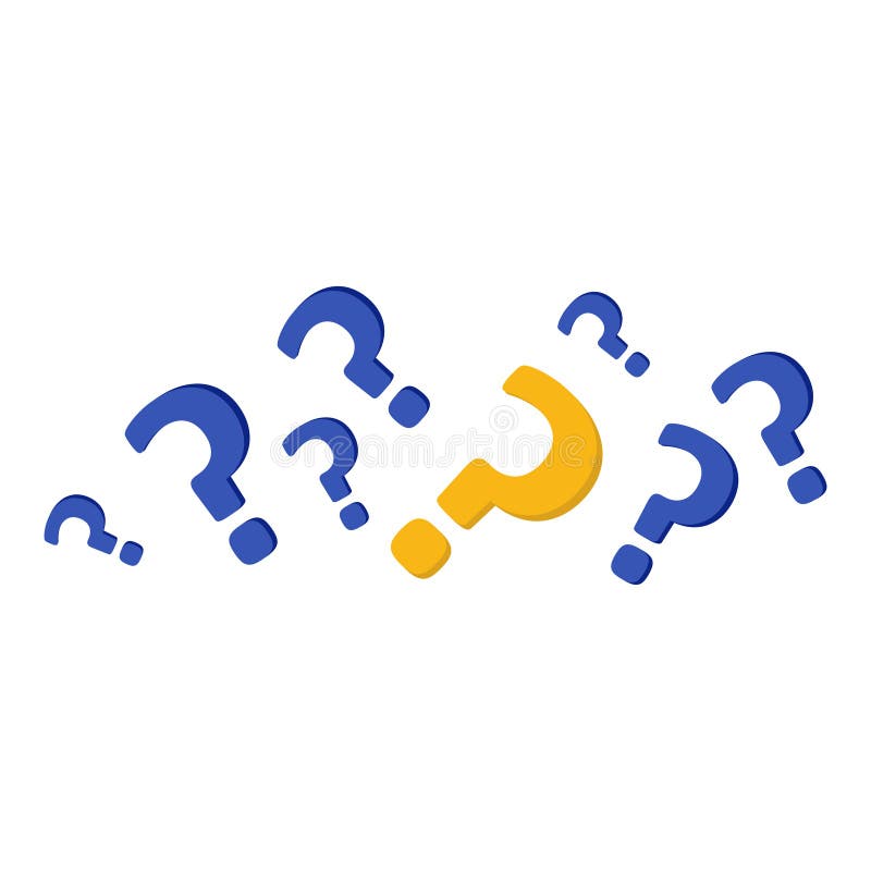 Question Mark Vector Illustration Graphic Sign Concept Problem. FAQ ...