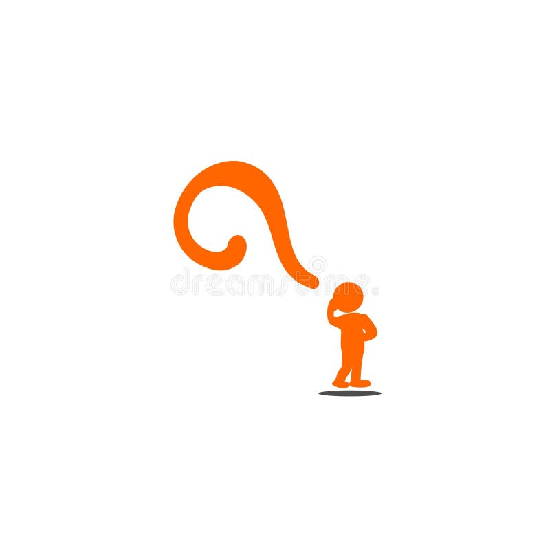 Question Mark Vector Illustration, Illustration of an Idea Born with ...