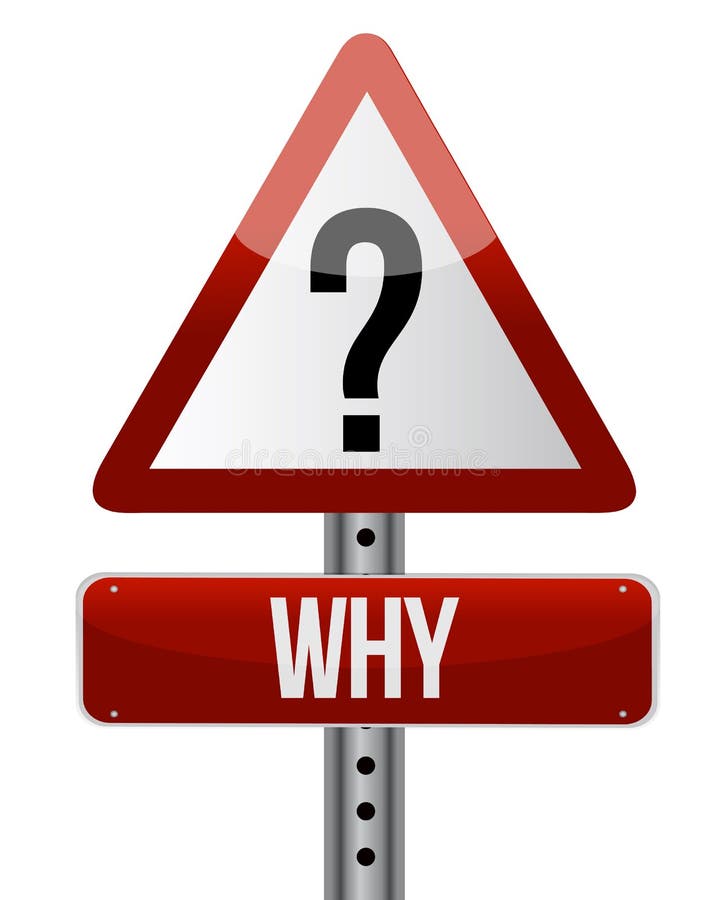 Question mark warning sign stock illustration. Illustration of choice ...