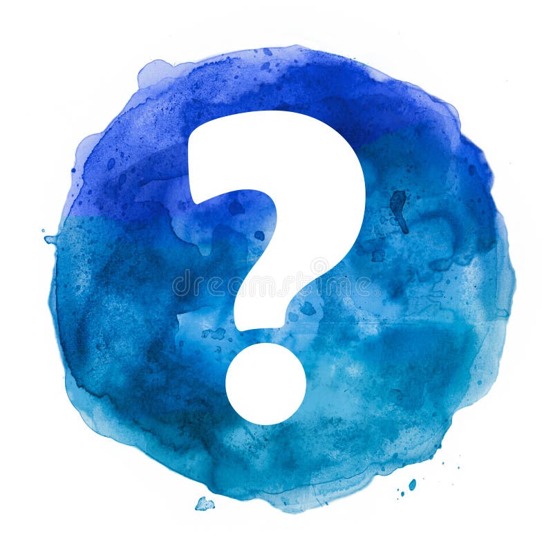 Watercolor Question Mark Stock Illustrations – 279 Watercolor Question ...
