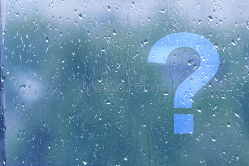 Question mark on a window stock photo. Image of lonely - 103647712