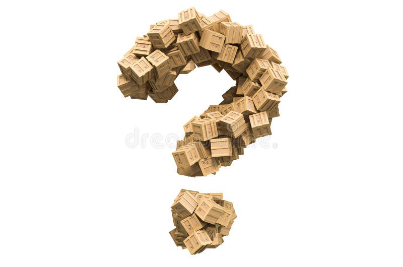 Question Mark from Copper Pipes, 3D Rendering Stock Illustration ...
