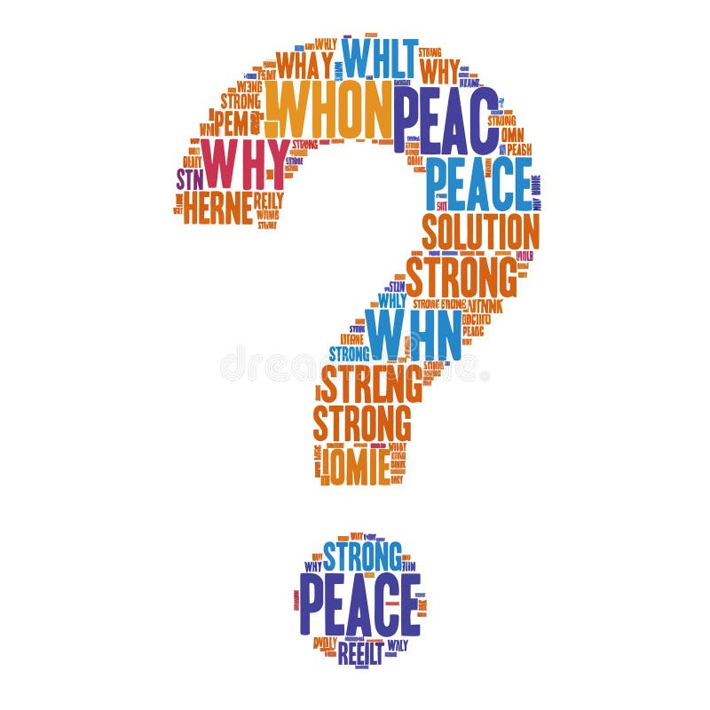 Question mark word clipart stock vector. Illustration of clipart ...