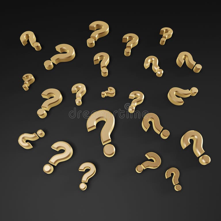 Golden Question Marks Stock Illustrations – 330 Golden Question Marks ...