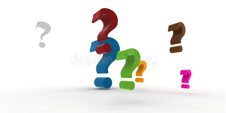 Multicolor Question Marks Stock Illustrations – 101 Multicolor Question ...