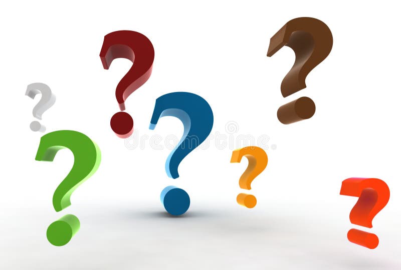 Open Book and a Question Mark Stock Illustration - Illustration of open ...