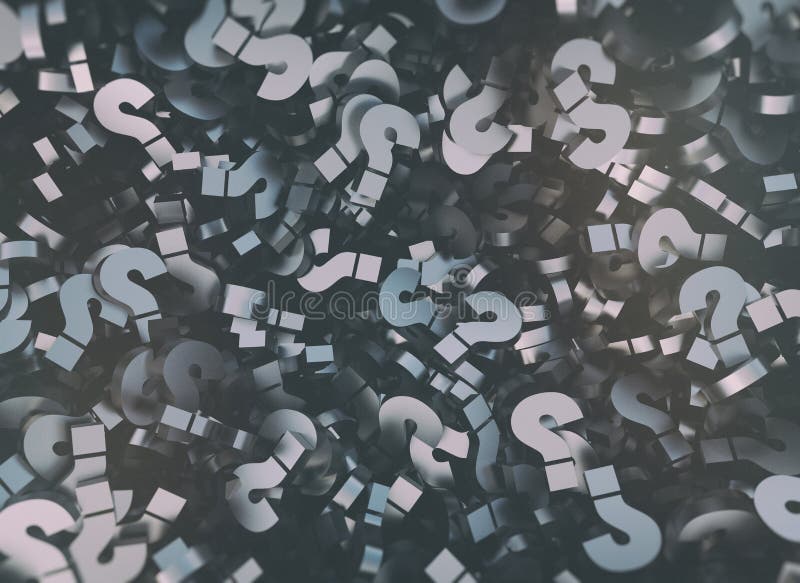Question Marks Abstract Background Stock Illustration - Illustration of ...