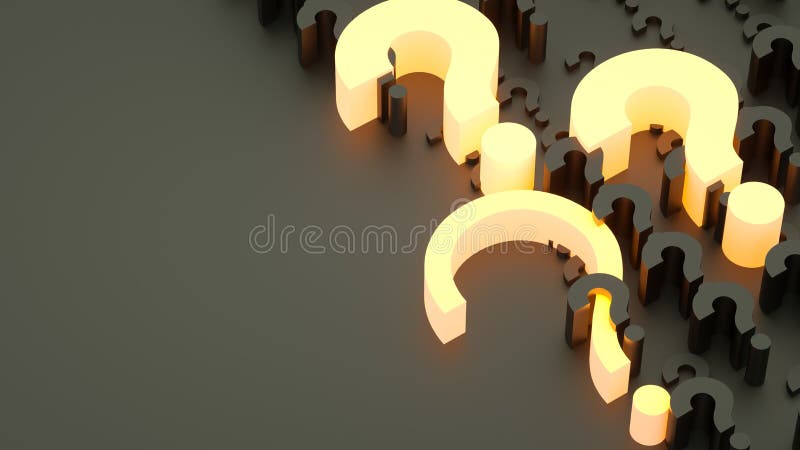 Question Marks and Abstract Background . Stock Illustration ...