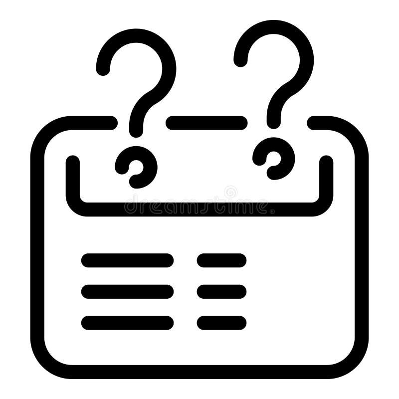 Question Marks Appearing Above Digital Calendar Icon in Appointment ...