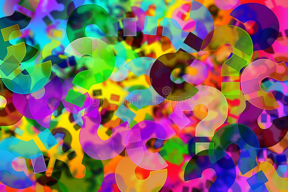 Question marks background stock illustration. Illustration of card ...