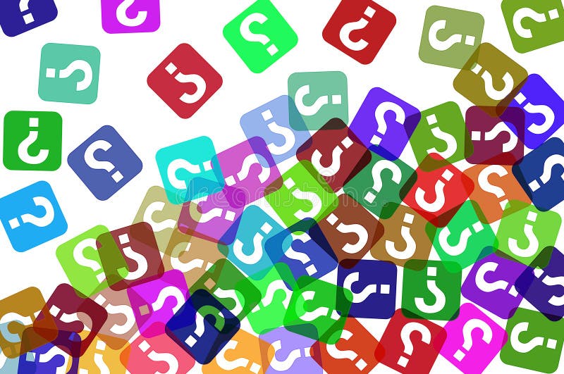 Question marks background stock illustration. Illustration of ...