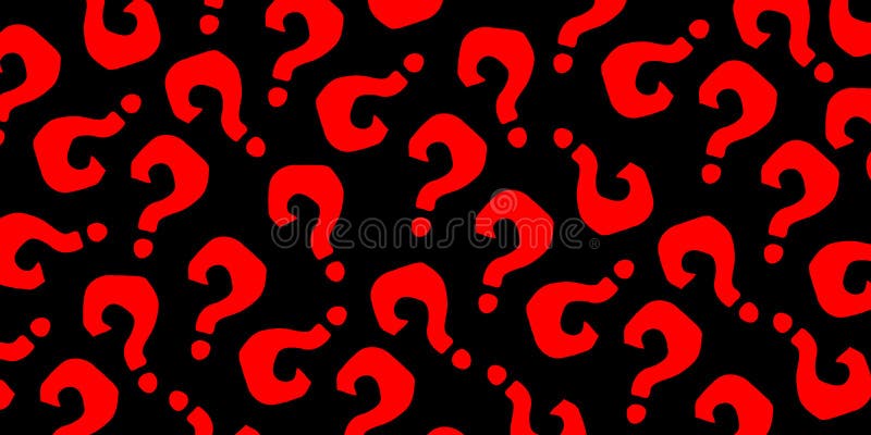 Question Marks on Black Background. Question Mark Pattern Abstract ...
