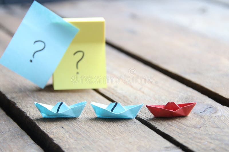 Question Marks on Cards on a Wooden Background Stock Photo - Image of ...