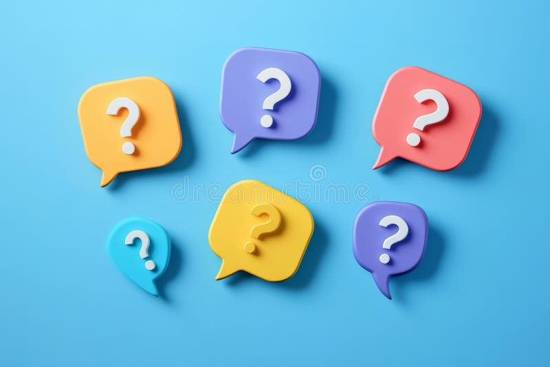 Question Marks stock photo. Image of speech, quest, mystery - 378998152
