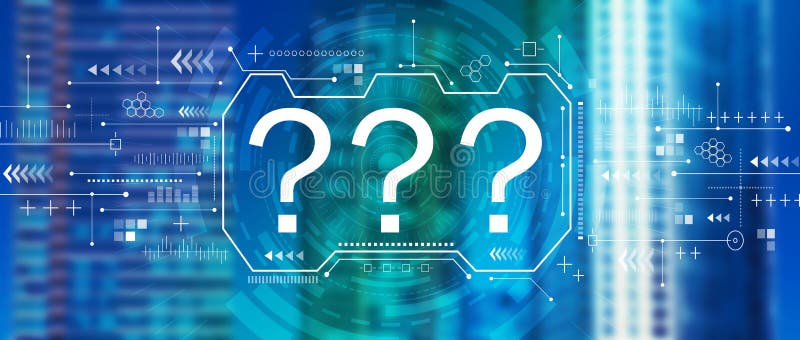 Question Marks with Downtown San Francisco Skyline Stock Image - Image ...