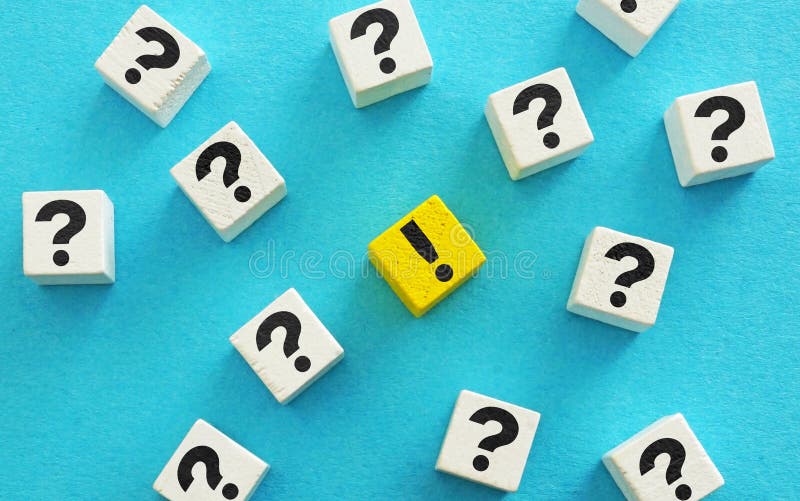 Question Marks and an Exclamation Mark As a Concept of Confusion and ...