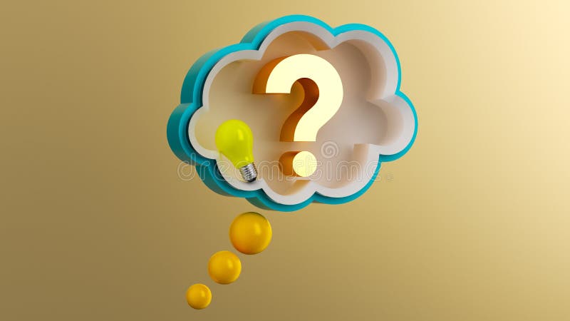 Question Marks,feedback and Ideas Concept Stock Illustration ...