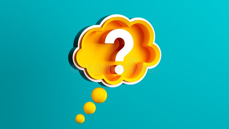 Question Marks,feedback and Ideas Concept Stock Illustration ...