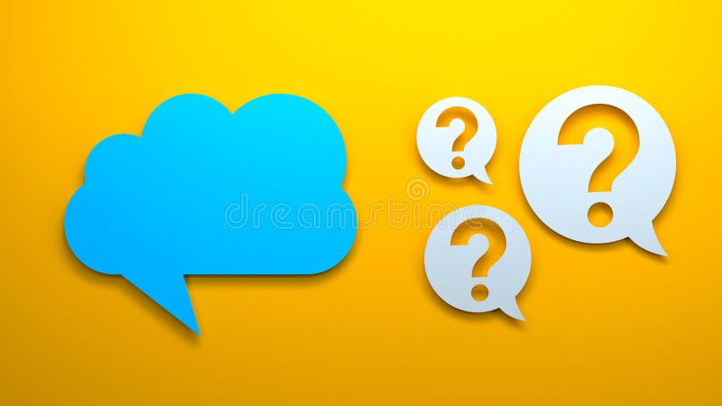 Question Marks,feedback and Ideas Concept Stock Image - Image of ...