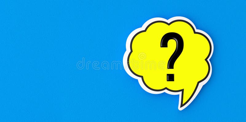 Question Marks,feedback and Ideas Concept Stock Illustration ...