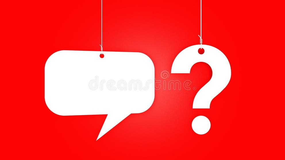 Question Marks,feedback and Ideas Concept Stock Illustration ...