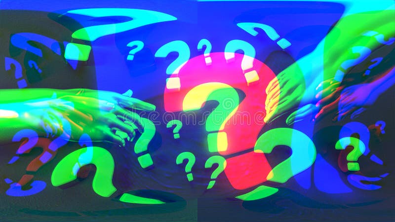 Question Marks ,feedback and Ideas Concept Stock Image - Image of ...