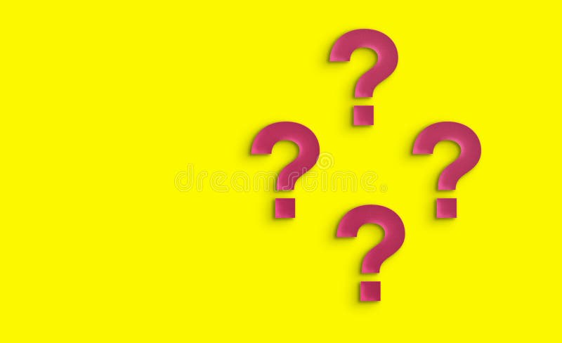 Question Marks,feedback and Ideas Concept Stock Illustration ...