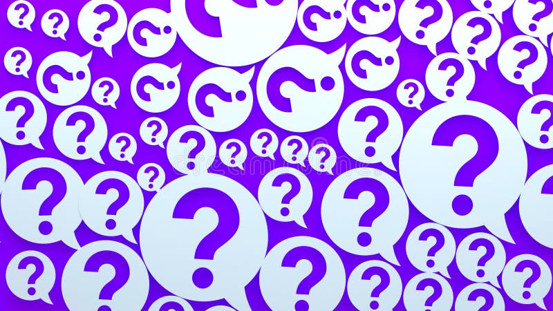 Question Marks,feedback and Ideas Concept Stock Illustration ...