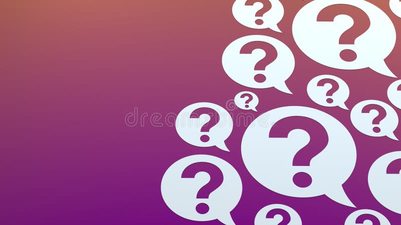 Question Marks,feedback and Ideas Concept Stock Illustration ...
