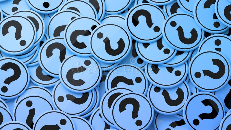 Question Marks,feedback and Ideas Concept Stock Illustration ...