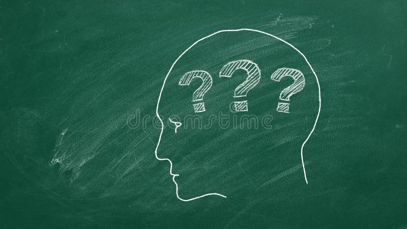 Concept of Ideas Generation Stock Footage - Video of face, chalkboard ...